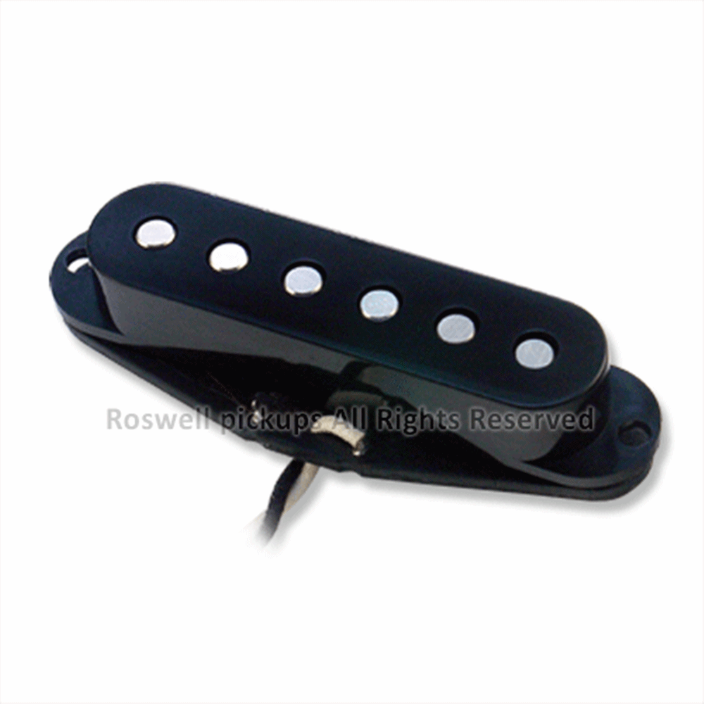 Flat Pole Single coil Pickup / Alnico 5 – Roswell Pickups